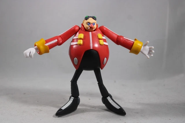 SONIC THE HEDGEHOG Dr Eggman Figure Jakks 4.5" - Damaged - Mustache $8. ...