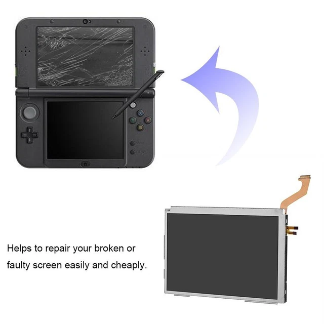 DIGITIZZATORE SCHERMO LCD vetro touch screen per Nintendo 3DS LL ...