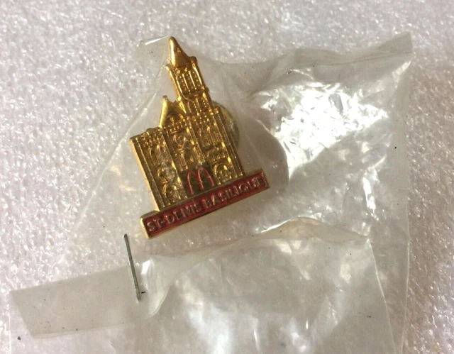 PIN'S LAPEL PINS vintage Mc Donald's St Denis basilique (neuf sous blister) EUR 5,50 - PicClick IT