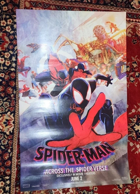 SPIDER-MAN ACROSS THE Spiderverse AMC 22x35 Movie Poster Bill ...