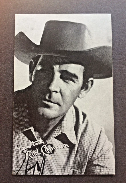 VINTAGE PHOTO POSTCARD Canadian Television And Movies Actor Rod Cameron ...