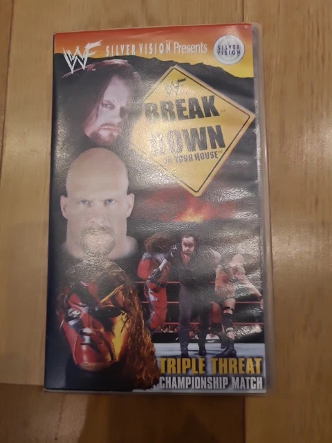 WWF BREAKDOWN: IN Your House 1998 VHS Video - Great Condition! - WWE ...
