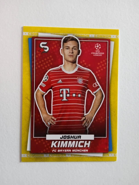 TOPPS UEFA SUPERSTARS 2023 COMMON BAYERN MUNCHEN KIMMICH n 97 NEW EUR 1 ...