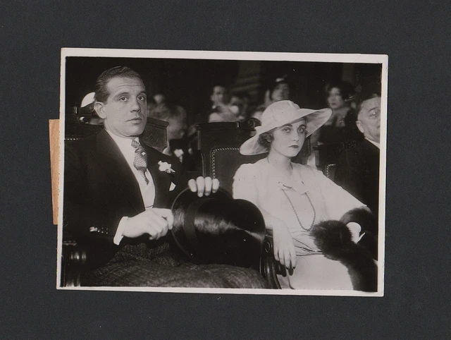 VINTAGE BARBARA HUTTON Marries PRINCE ALEX MDIVANI "Press Photo" 1933 £ ...