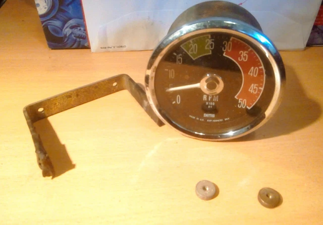 SMITHS RVP 1004/01 24v Rev Counter 80mm. Classic lorry,truck,bus,coach ...