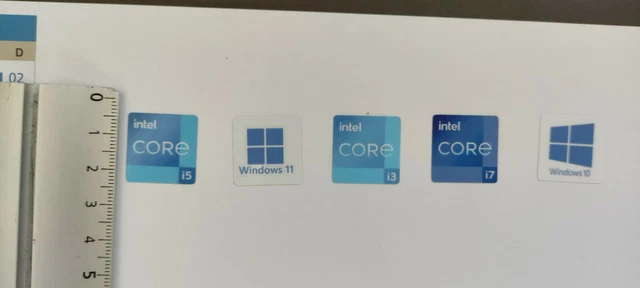 X200 AUTOCOLLANTS POUR ordinateur Windows 11 stickers EUR 114,99 ...