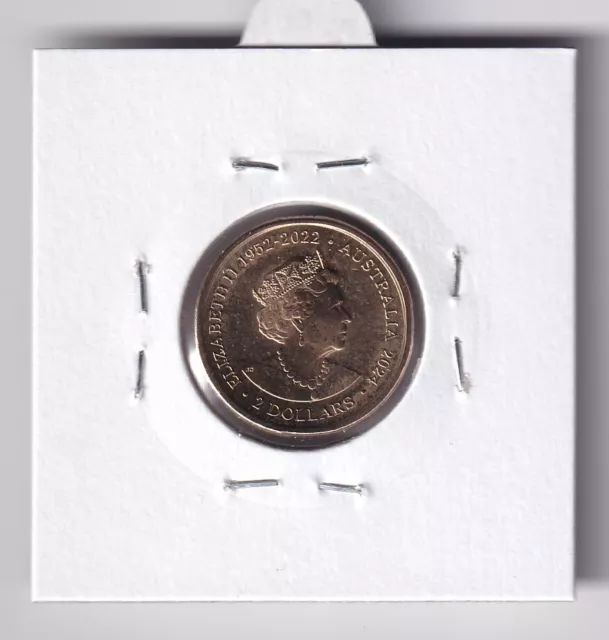 AUSTRALIAN: 2024 $2 Nrl Rugby Coloured Unc Coin In 2X2 Holder - Scarce ...