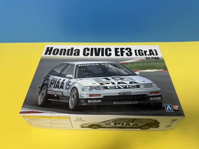 AOSHIMA BEEMAX MASSSTAB 1:24 No.06 Honda Civic Ef3 Gr.A '89 Piaa ...