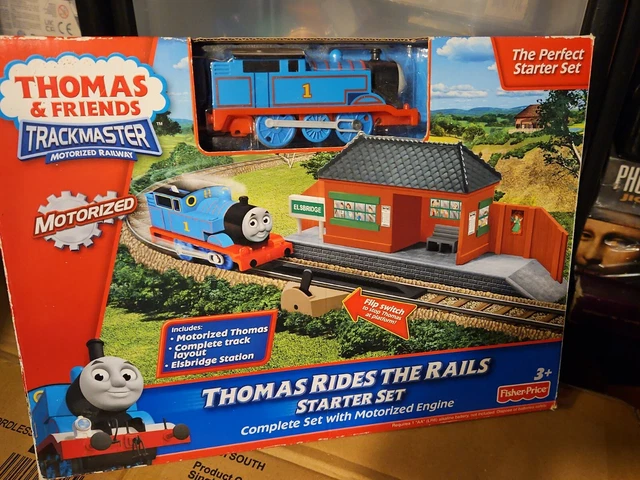FISHER PRICE THOMAS Rides the Rails Starter Set Pista Master Ferrovia ...