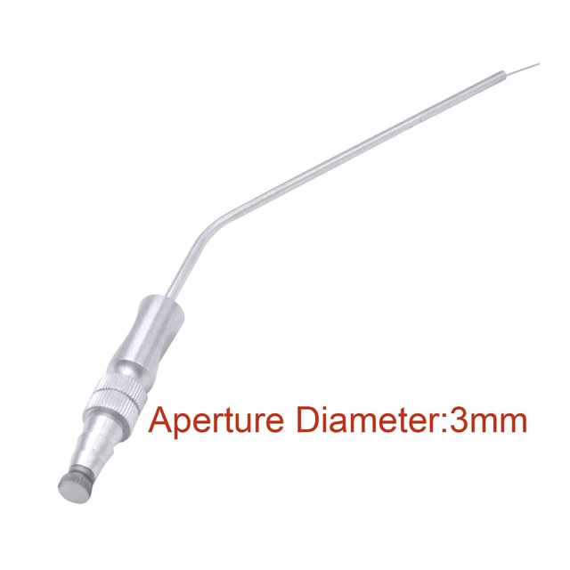DENTAL CANNULA APERTURE Dia 3mm Maxillary Sinus Suction Tube Cleaning ...