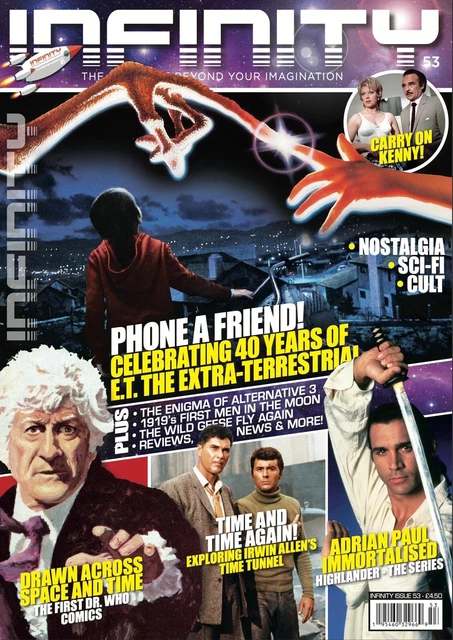 INFINITY 53 MAGAZINE Steven Spielberg 40 Years Of Et Highlander The ...