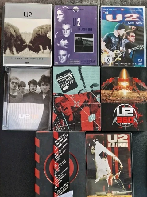 U2 DVD BUNDLE X 8 Music Dvds Special Edition How To Dismantle An Atomic ...