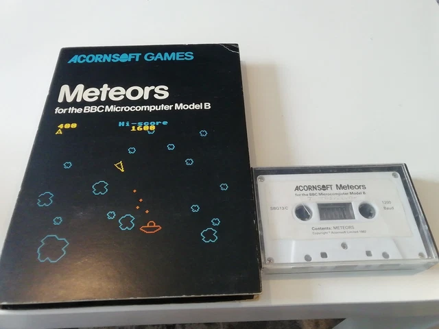 METEORS BY ACORNSOFT - BBC Micro Computer Cassette Game. £5.00 ...