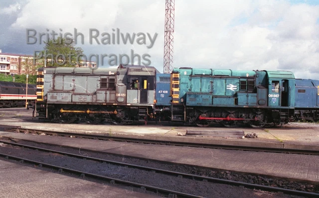 35MM NEGATIVE BR British Railway Diesel Shunter Class 08 08651 Old Oak Common 93 £2.99 - PicClick UK