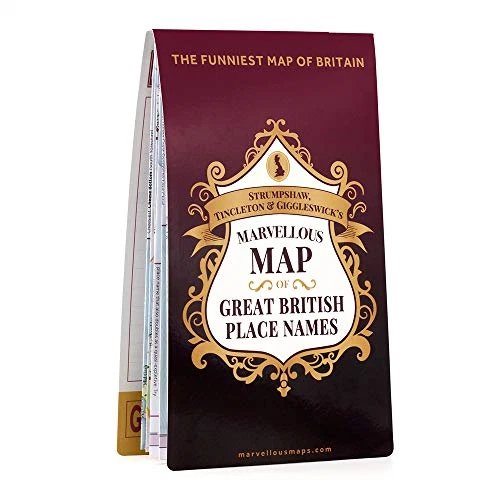 GREAT BRITISH PLACE Names Map | Funny Map & Guide | Marvellous Maps ...