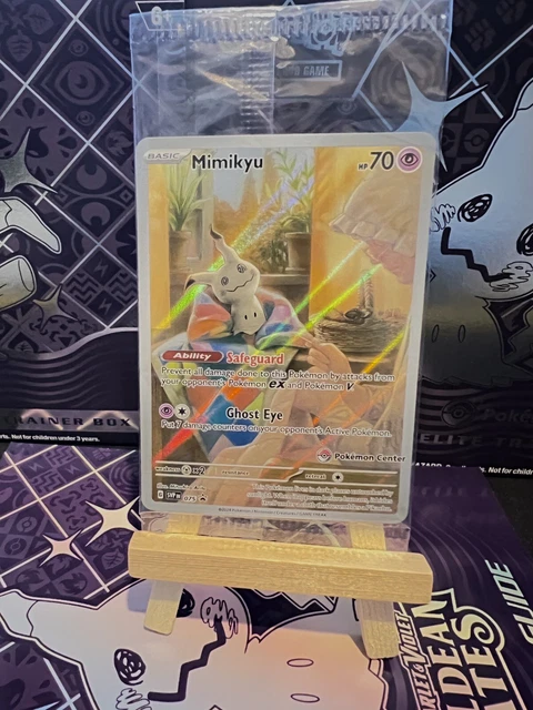 MIMIKYU 075 - Paldean Fates Pokemon Center ETB Exclusive Stamped Promo ...