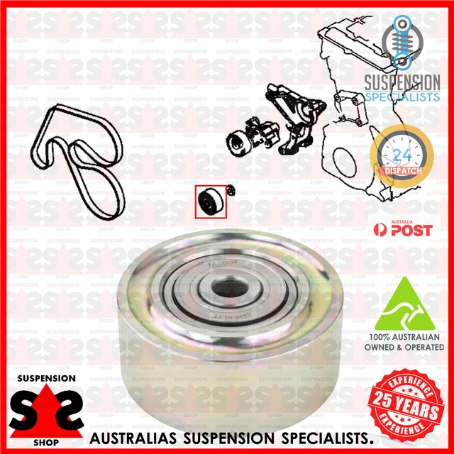 Deflection Guide Pulley V Ribbed Belt Suit Mitsubishi Triton 2 4 Di D