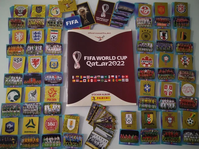 PANINI WM WC World Cup Qatar 2022 Album + Set Completo 670 Stickers EUR ...