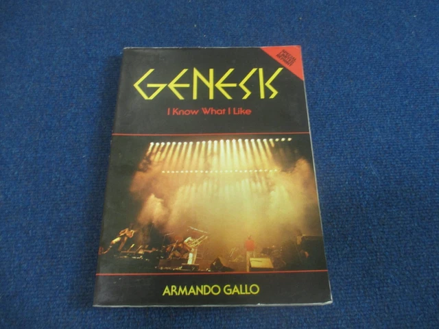 GENESIS I KNOW What I Like By Armando Gallo Ltd Reprint 1987 Book EUR ...