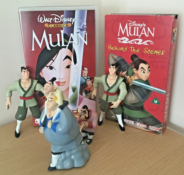 DISNEY MULAN VHS Videos and McDonalds Toys Bundle £5.75 - PicClick UK