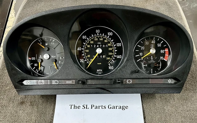 MERCEDES BENZ SL SLC R107 C107 1976-1980 Instrument Cluster VDO ...