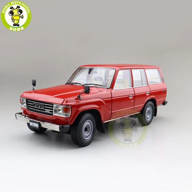 1/18 TOYOTA LAND Cruiser 60 LC60 Red Kyosho 08956 Diecast Model Toy Car ...