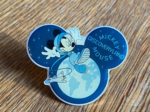 DISNEY DLRP DISNEYLAND Paris Discoveryland Logo Pin Mickey Mouse Head ...