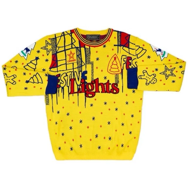 NOTTINGHAM FOREST RETRO Classic Christmas Jumper Pearce #3 All Sizes ...