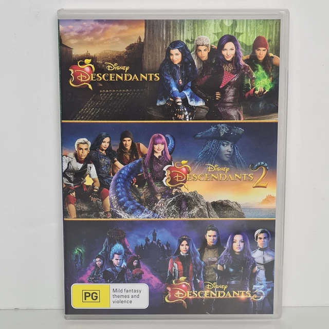 THE DESCENDANTS 1 2 3 Triple DVD Collection Disney Musical Fantasy $29. ...