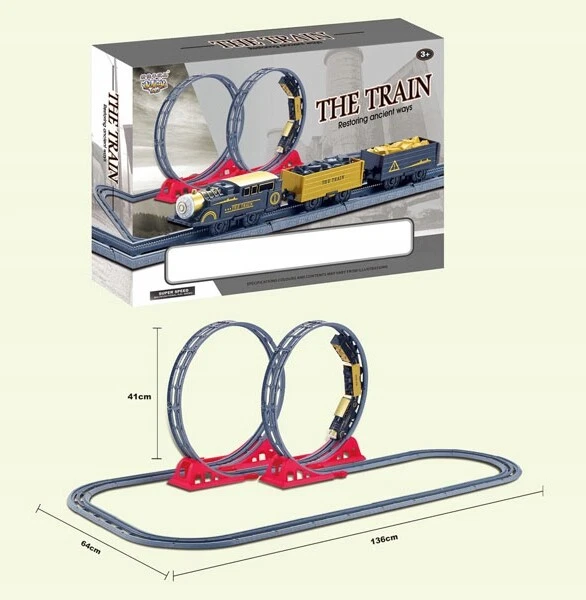 MODELLEISENBAHN ELEKTRISCH EISENBAHN Bahn Lokomotive Zug-Set ...