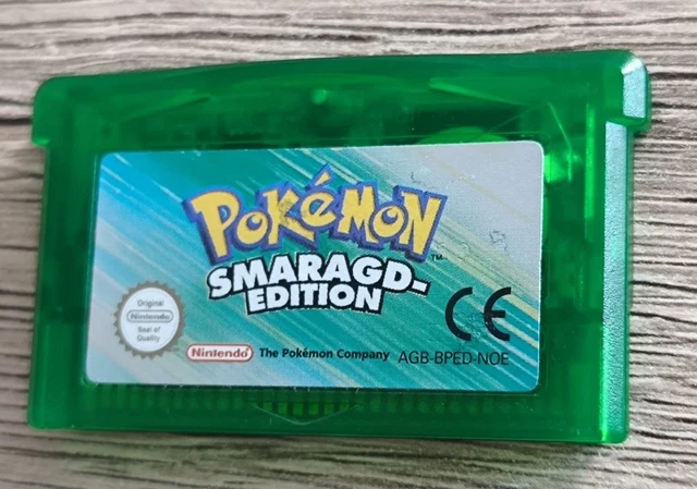 POKÉMON: SMARAGD-EDITION FÜR Nintendo Gameboy Advance ORIGINAL deutsche ...