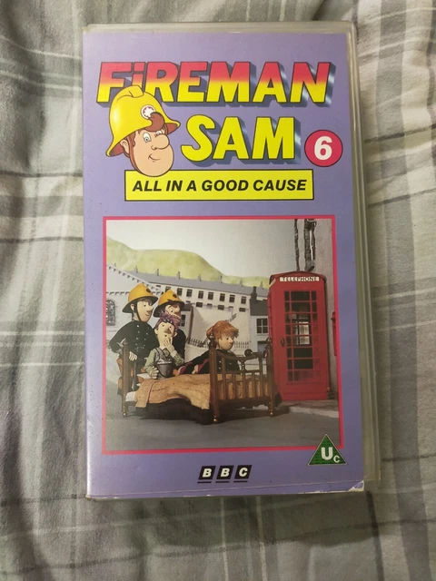 FIREMAN SAM - vhs video tape - Children’s Classic - All In A Good Cause ...