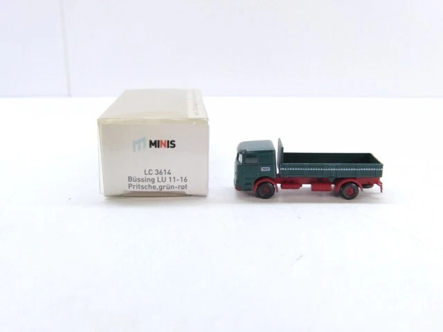 LEMKE MINIS SPUR 1:160 LC3614 Büssing LU 11-16 Pritsche, NEU in OVP ...