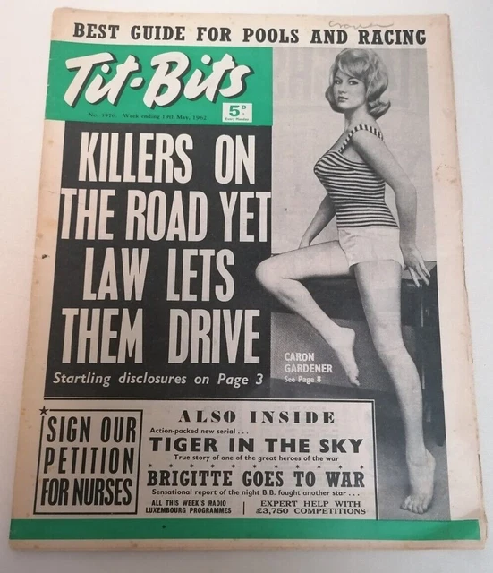 MAGAZINE - TIT-BITS Weekly Woman's Paper No #3976 10th May 1962 Killers On The £15.00 - PicClick UK