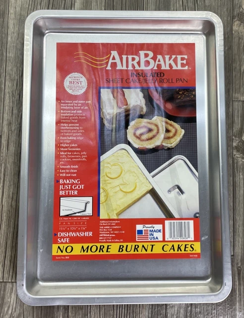 REMA MIRRO ALUMINUM Airbake Jelly Roll Sheet Cake Pan 15 1/2" x 10 1/2 ...