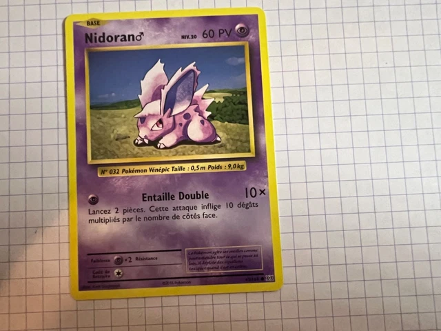 CARTE POKÉMON SÉRIE XY Evolution 43/108 nidoran EUR 1,50 - PicClick FR