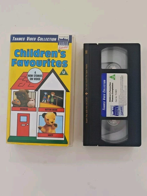 1988 THAMES CHILDREN'S Favourites VHS Untested - Rainbow / Button Moon ...