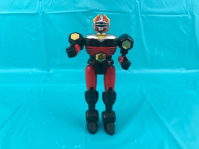 VINTAGE SUPER SENTEI Gingaman Bull Black Knight Chogokin Figure Robot ...
