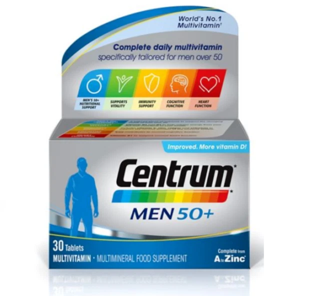 CENTRUM MEN 50+ 30 Tablets £23.77 - PicClick UK