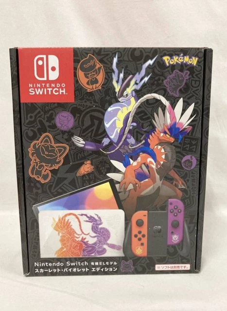 CONSOLE NINTENDO SWITCH Oled Edition Pokemon Scarlet Violet JPN Japan ...