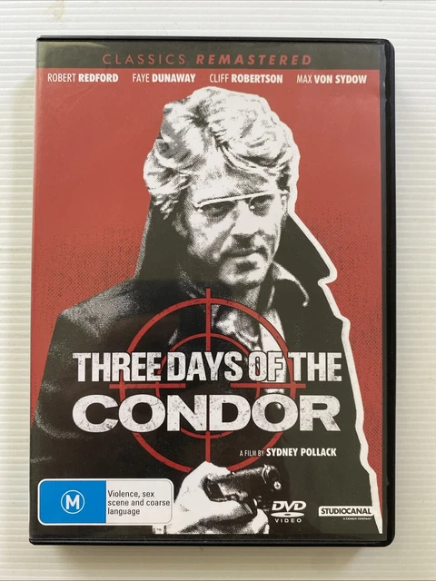 DVD - THREE DAYS OF THE CONDOR (1975) R4 - Robert Redford - Faye ...
