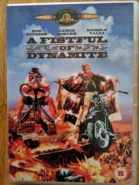 A FISTFUL OF Dynamite Dvd Spaghetti Western Rod Steiger James Coburn £4 ...