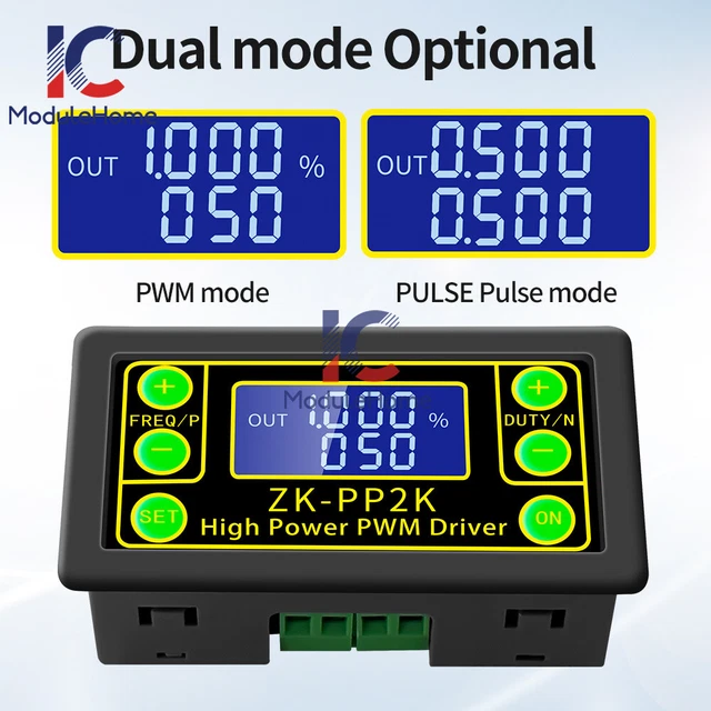 ZK-PP2K PWM MOTOR Speed Controller Regulator Frequency Cycle Adjustable Module EUR 5,49 ...