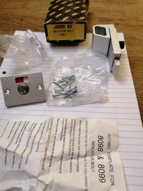 UNION 8098 INDICATOR Bolt (J8098-AS) £19.50 - PicClick UK