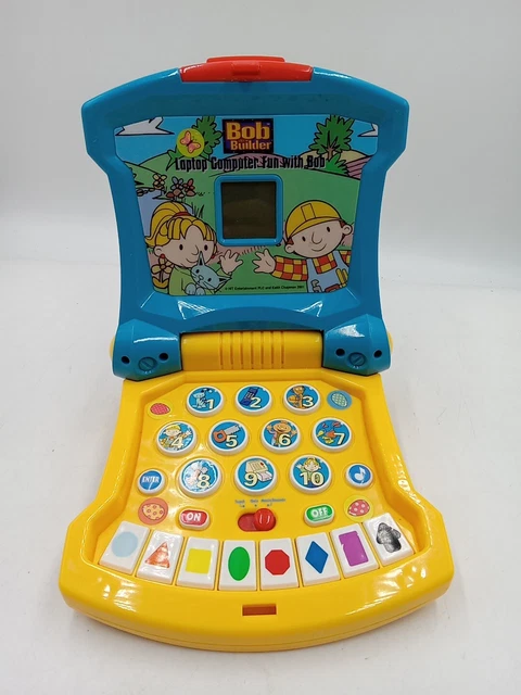 BOB THE BUILDER Laptop Computer Fun with Bob Educational Toy Tiger 2001 ...