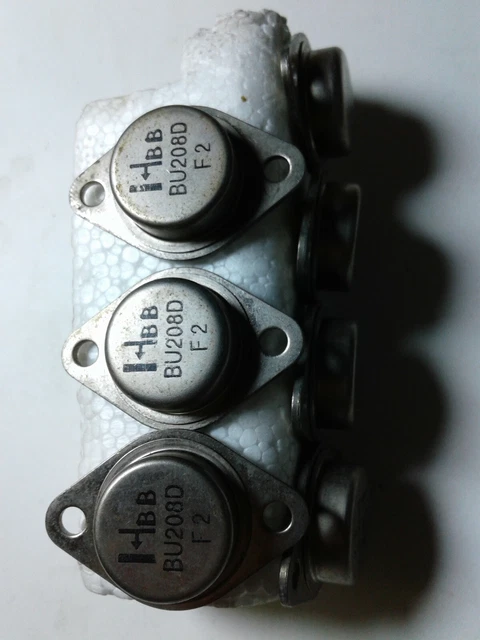 REF BU208D TRANSISTOR Npn+Diode Integrale Damper Diode 1500V 700V 5A 12 ...