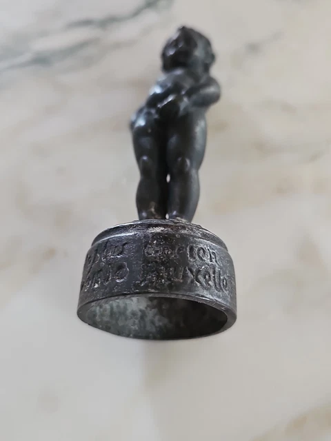 ANCIEN BRONZE GRAND Tour Figure Putti Fountain Bourgeois Brussels ...