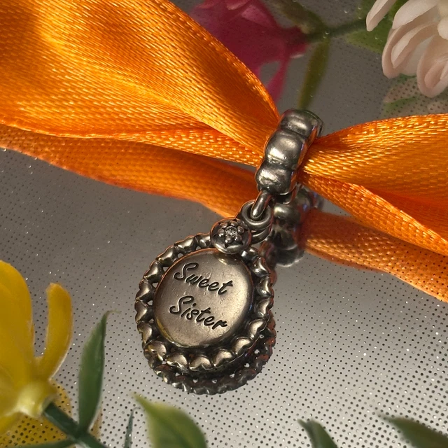PANDORA 💖 SWEET Sister Dangle Charm 🌟💫 £14.52 - PicClick UK