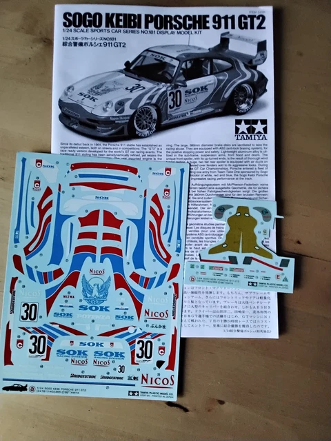 DECALS TAMIYA PORSCHE 911 gt2 sogo keibi 1/24 EUR 15,00 - PicClick FR