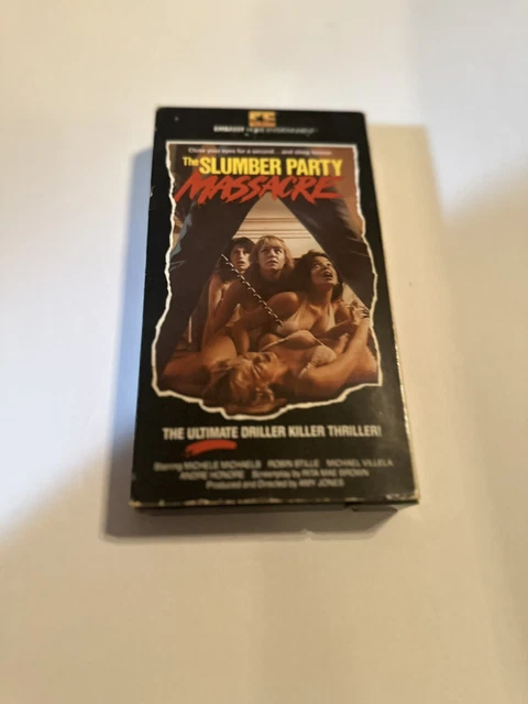 The Slumber Party Massacre Vhs 1982 Embassy Home Ent Michele